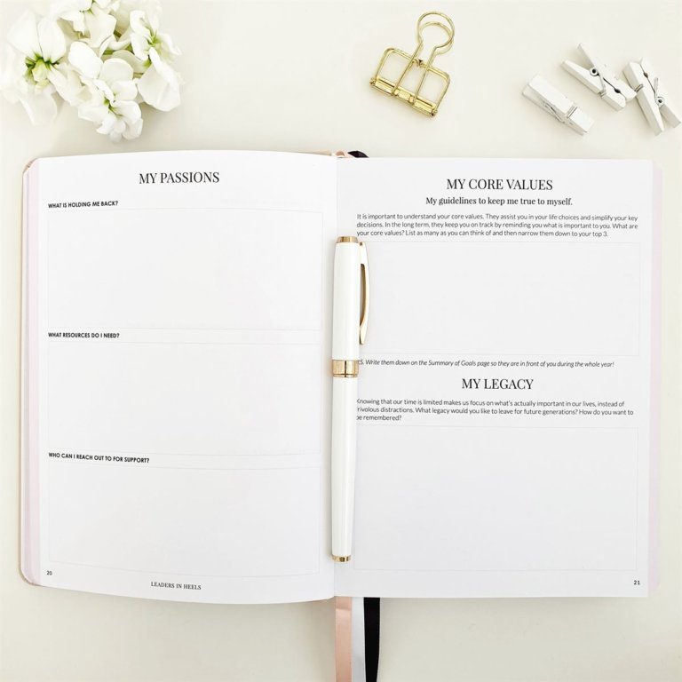 Phenomenal Woman Planner – In Full Bloom (Vertical) - LH AGENDA & Co.