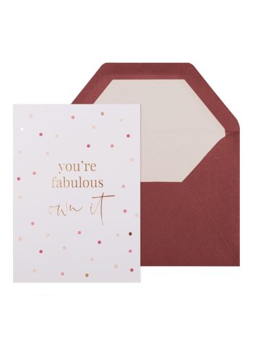 You’re Fabulous Greeting Card - LH AGENDA & Co.