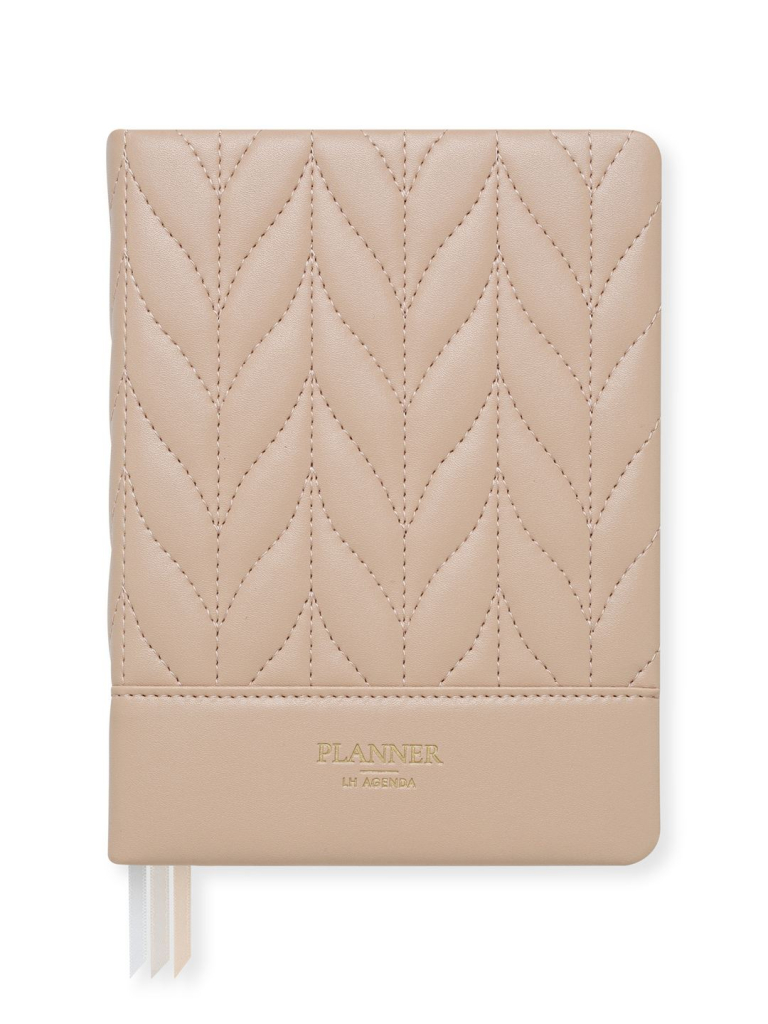 LH Planner - Weekly Medium - Rose - Floral Quilted - LH AGENDA & Co.