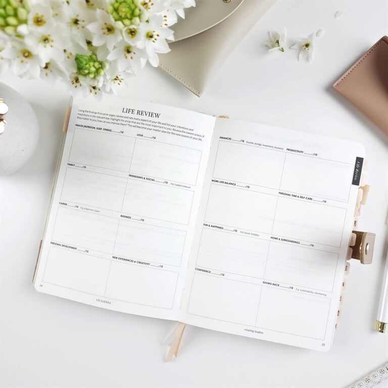 LH Planner - Daily Medium - Black - LH AGENDA & Co.