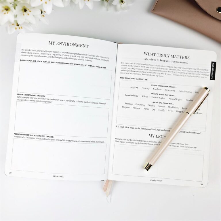 LH Planner - Daily Medium - Black - LH AGENDA & Co.