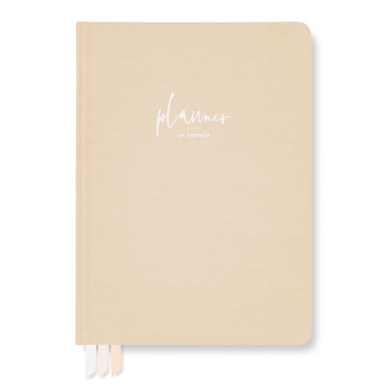LH Planner - Daily Medium - Sand – Linen - LH AGENDA & Co.