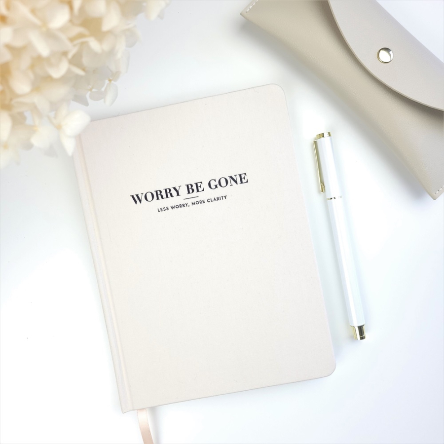 Worry Be Gone - Clarity Journal - Stone - LH AGENDA