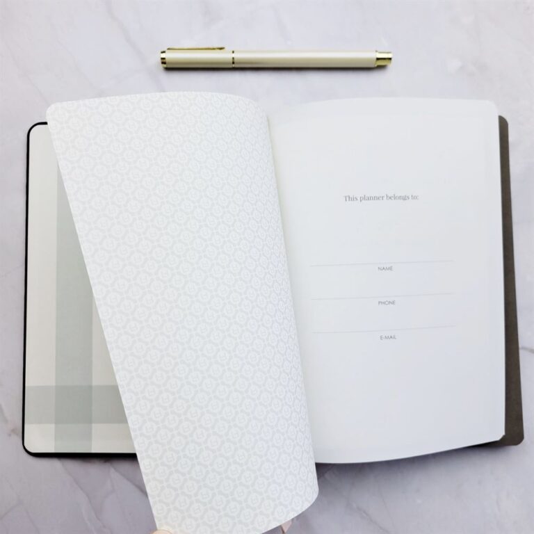 Day Organiser Planner - Dark Teal - Make Your Mark (Signature) - LH ...