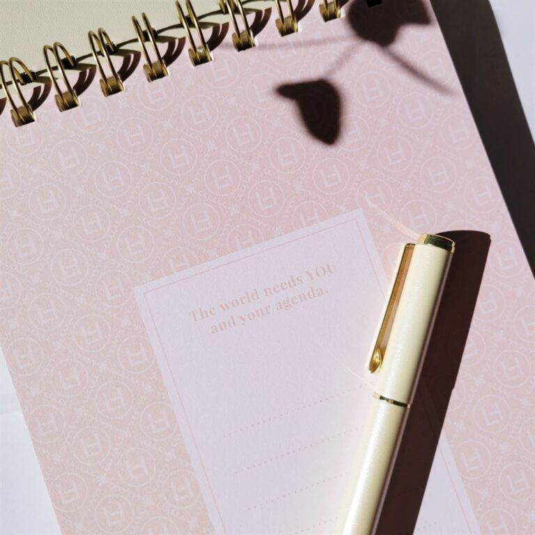 LH Agenda Notepad - Rose (Dot-lined) - Passion - LH AGENDA & Co.