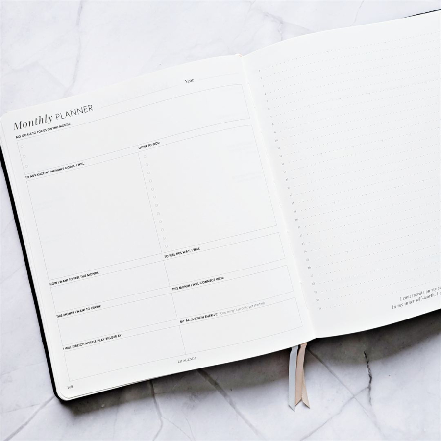 LH Planner - Weekly Large - Peony - Floral Quilted - LH AGENDA & Co.